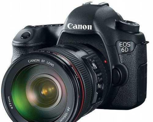 Canon 6D WG(24-105mm f4 L) Сумка+16гб+Wi-Fi+Gps+