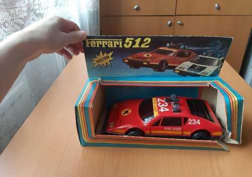 Машинка Ferrari 512 Fire chief гдр
