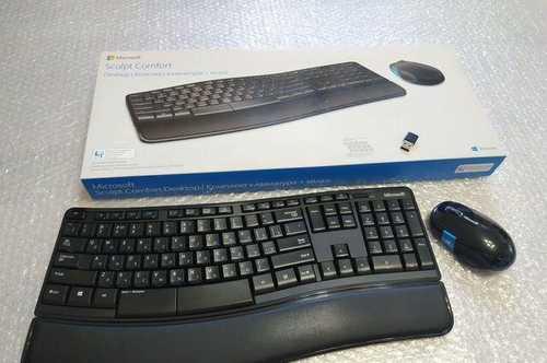 Клавиатура и мышь Microsoft Sculpt Comfort Desktop