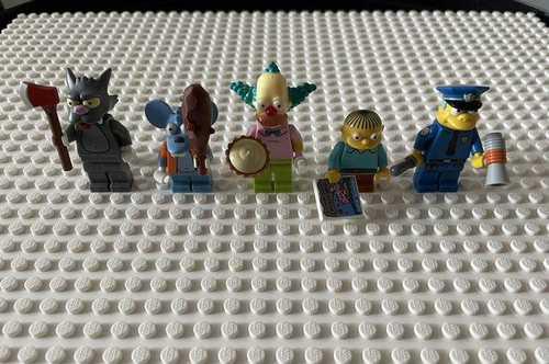 Lego minifigures simpsons Симпсоны