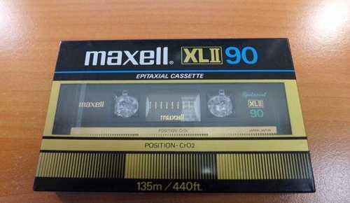 Аудиокассета редкая запечатанная Maxell XL-II 90