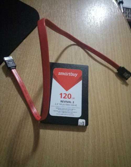 SSD 120GB + SATA III кабель