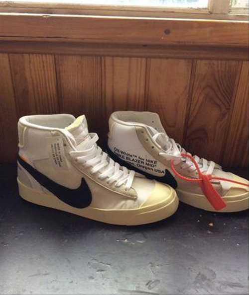 Кроссовки Off-White x Nike Blazer