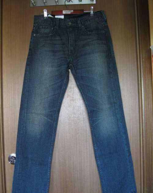 Джинсы Levis 511 Skinny серо-синие новые 34x32