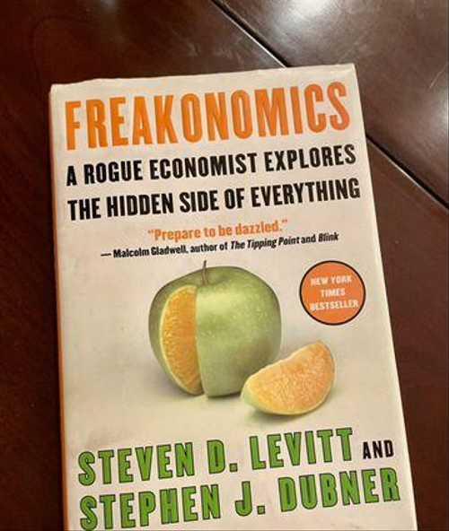 Книга Freakonomics (фрикономика) на английском язы