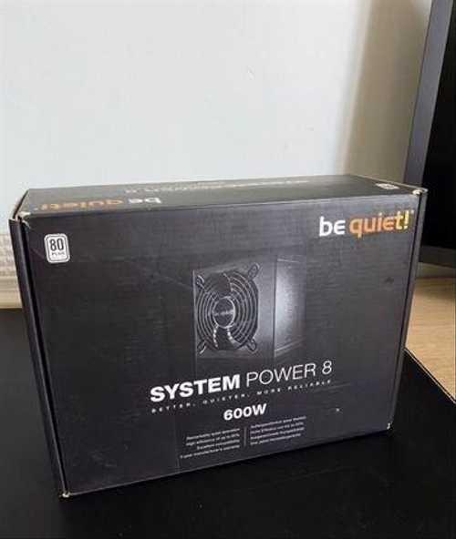 Блок питания be quiet 8 600W