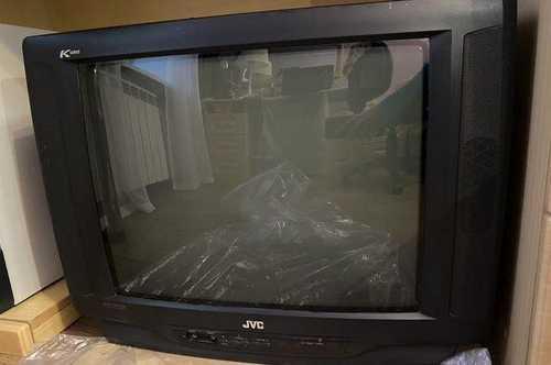 Телевизор JVC с пультом ламповый