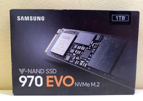 SSD накопитель Samsung 970 EVO NVMe M. 2 на 1 тб