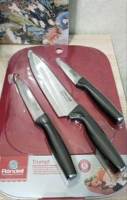 Новый Набор кухонных ножей Rondell Trumpf RD-1357