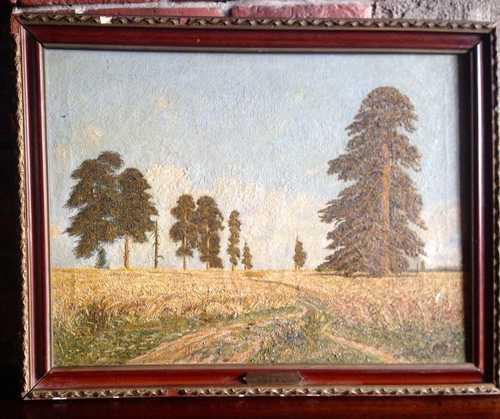 Картина "Рожь " (копия картины Шишкина), художника