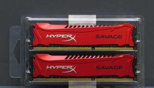 Kingston HyperX Savage DDR3 1866мгц 16gb HX318C9