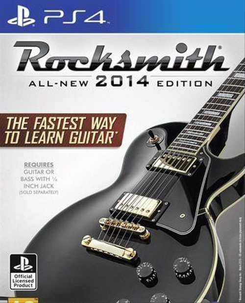 Rocksmith 2014 + Кабель для электрогитары (PS4)