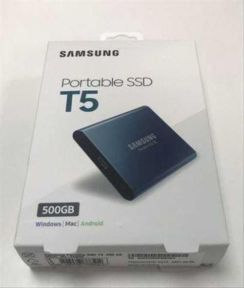Жёсткий диск Samsung Portable SSD T5 500 Gb