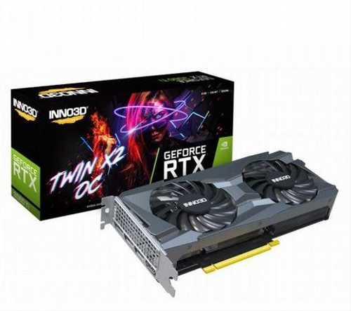 Видеокарта Inno3D GeForce RTX 3060 Ti twin X2 OC