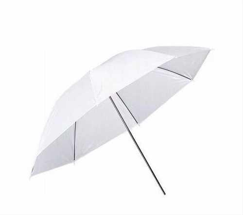 Зонт белый на просвет 83см (с дефектом)