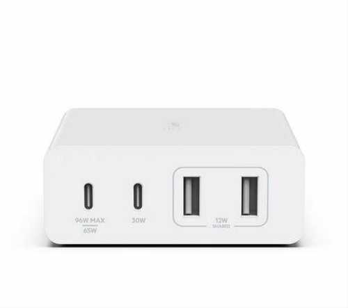 Зарядка Belkin WCH010vfWH: 4 порта USB, 108 Вт