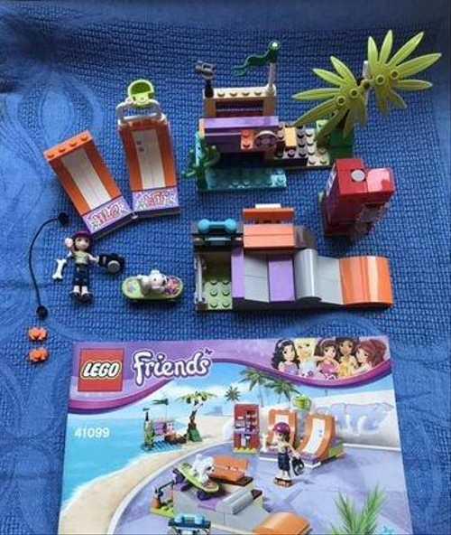 Lego Friends скейт парк 40099