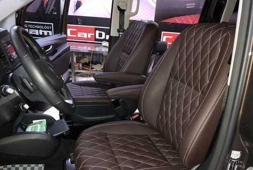 3 ряда сидений кожаные Mercedes-Benz vito