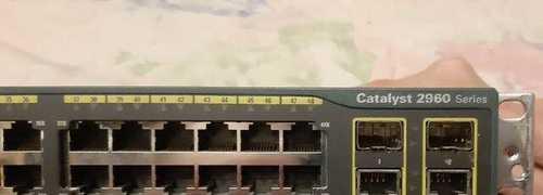 Коммутатор Cisco WS - C 2960 - 48 tс- L