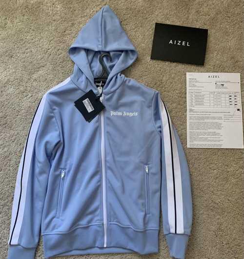 Palm Angels Blue Hoodie (оригинал)