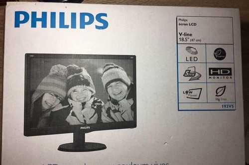 Монитор новый Philips 193V5LSB2