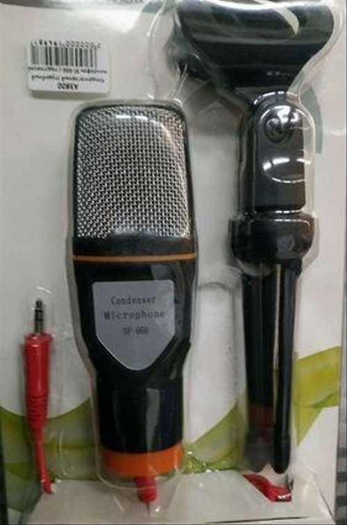 Конденсаторный микрофон SF-666 с подставкой