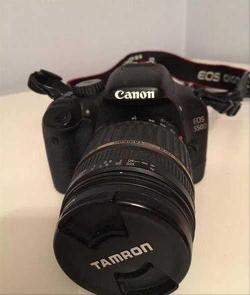 Зеркальный ф/т Canon eos 550d,обьектив Tamron