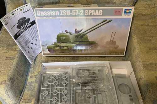 Сборная модель Trumpeter 05559 ZSU-57-2 spaag
