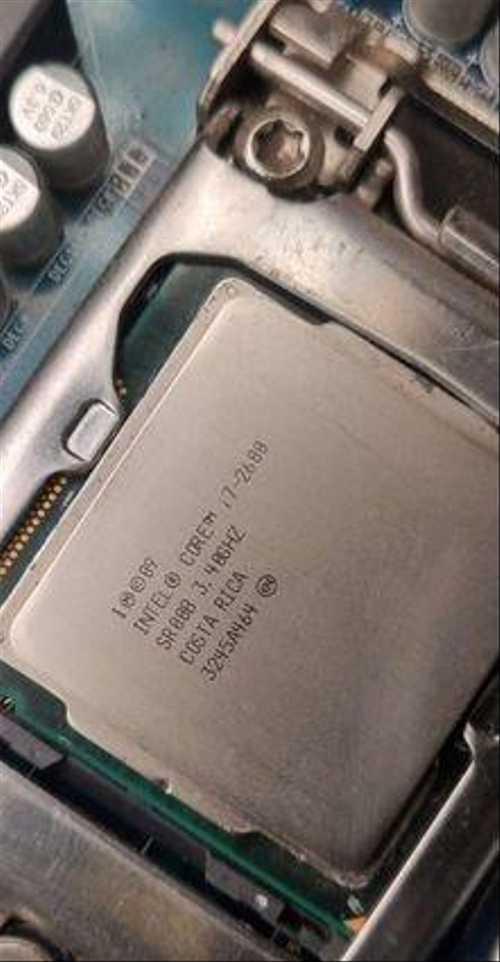 Процессор intel core i7 2600 + материнская плата