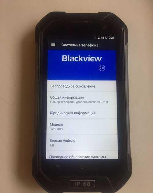 Blackview bv6000s