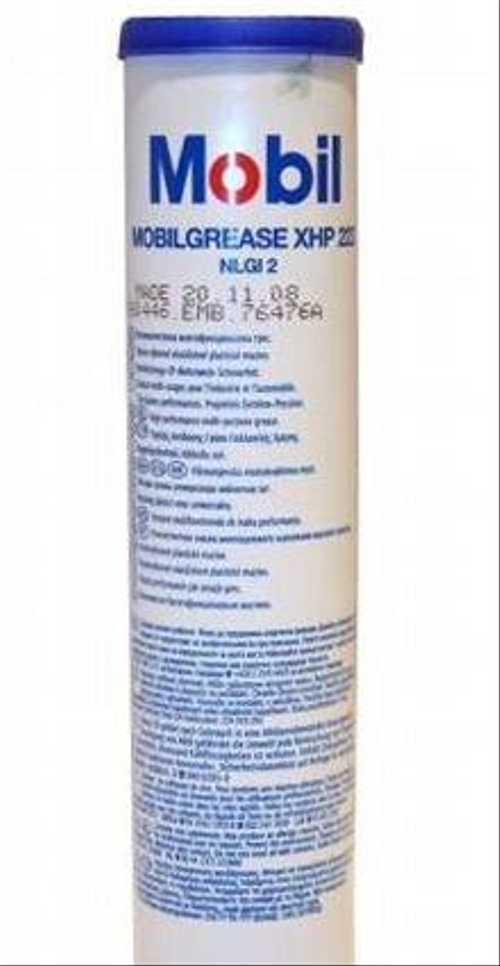 Смазка mobilgrease XHP 222, 0,4кг