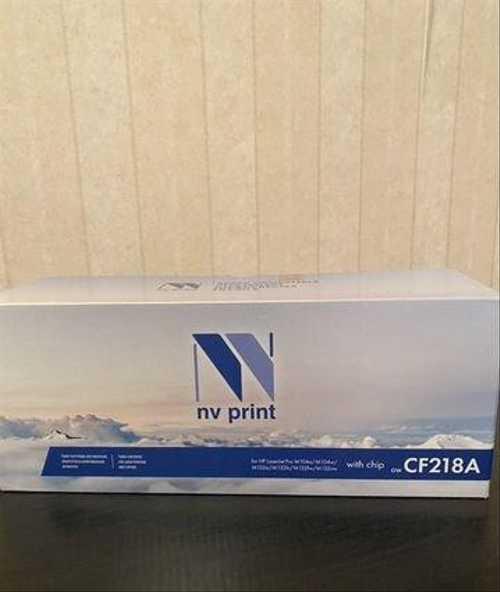 Картридж NV Print CF218A для HP, совместимый,новый