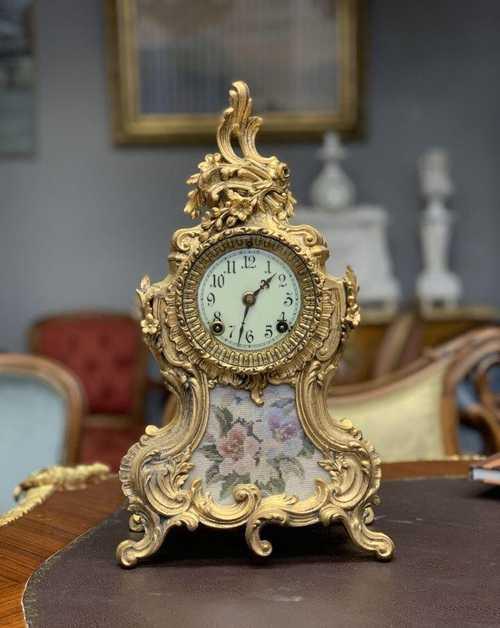 Антикварные каминные часы Ansonia
