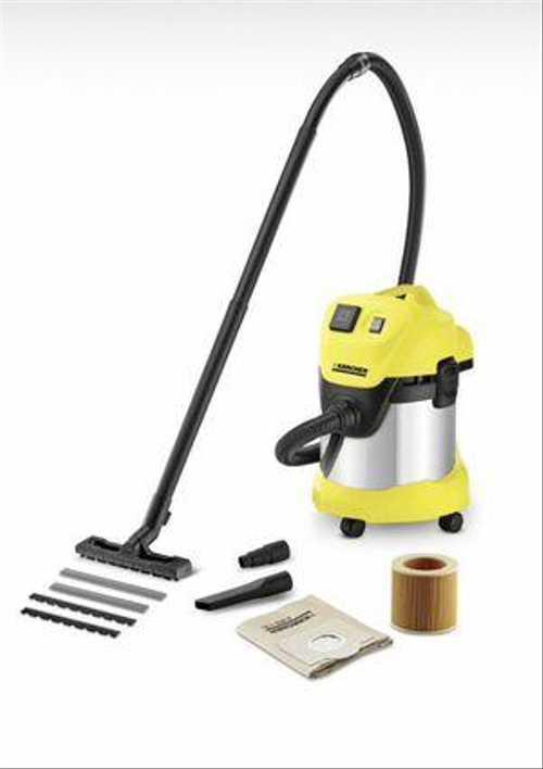 Строительный пылесос karcher wd 3 p premium