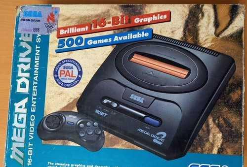 Sega Mega Drive 2 (не включается) + игры