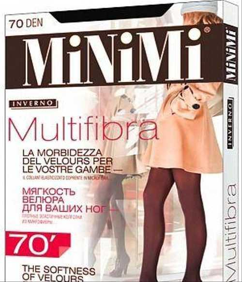Multifibra 70 колготки Minimi белые карамель dain