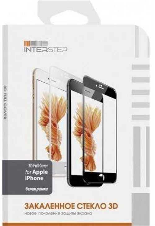 Стекло InterStep 3D Glass для Apple iPhone 7/8 Plu