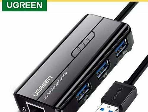 Ugreen USB Ethernet USB3.0 для RJ45 1000 Мбит/с