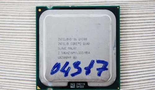 Процессор 775 Intel Core 2 quad Q9300 (4x2.50 GHz)
