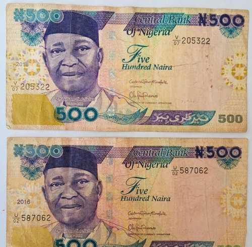 Банкнота 500 наир Банка Нигерии 2016 года