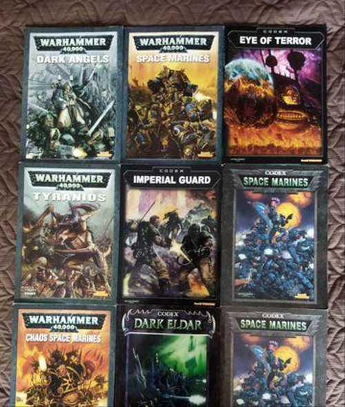 Литература Warhammer на английском (кодексы)