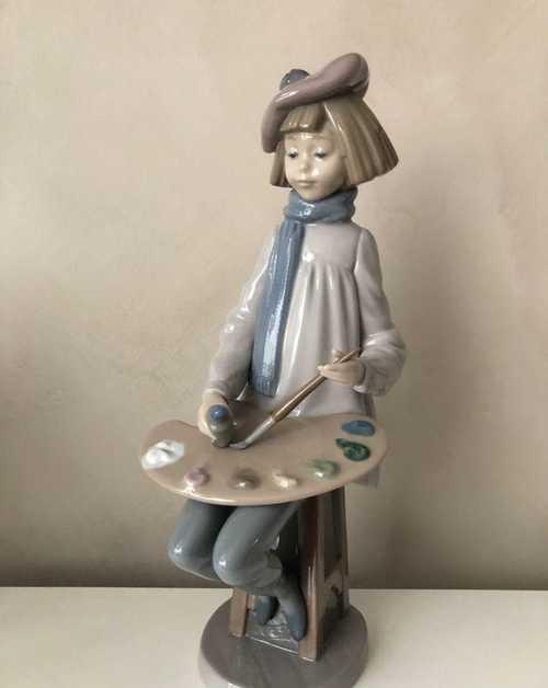 NAO by LLadro фарфор статуэтка Мальчик-художник