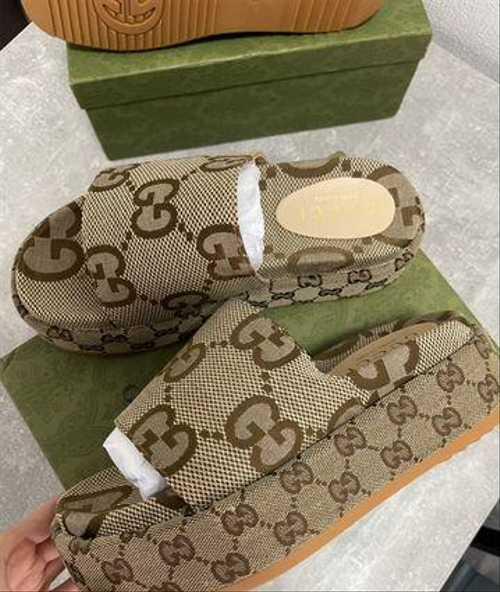 Летние тапочки Gucci в наличии