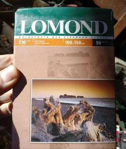 Фотобумага Lomond 100x150 матовая
