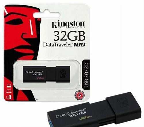 Флэш-диск Kingston 32Gb USB 3.1 DT100 G3
