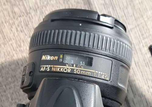 Объектив для nikon nikkor 50 mm 1/1.4g