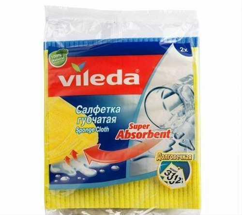 Салфетка губчатая "Vileda", 2 штуки