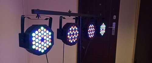 Led par rgb на стойке