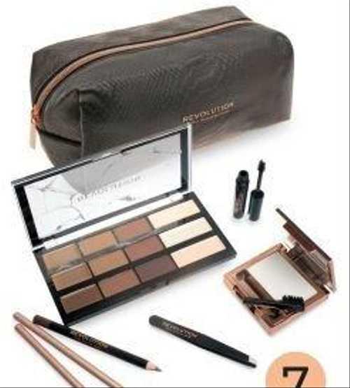 Makeup Revolution Brow Shaping Kit With Bag