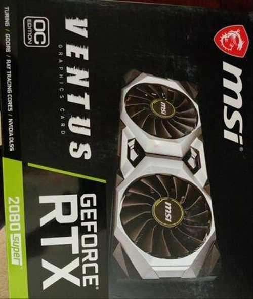 Видеокарта msi rtx 2080 super ventus oc